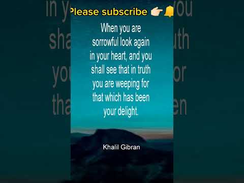 Khalil Gibran Quotes On Success In Life #successquotes #emotional #quotespark #shortvideoslife