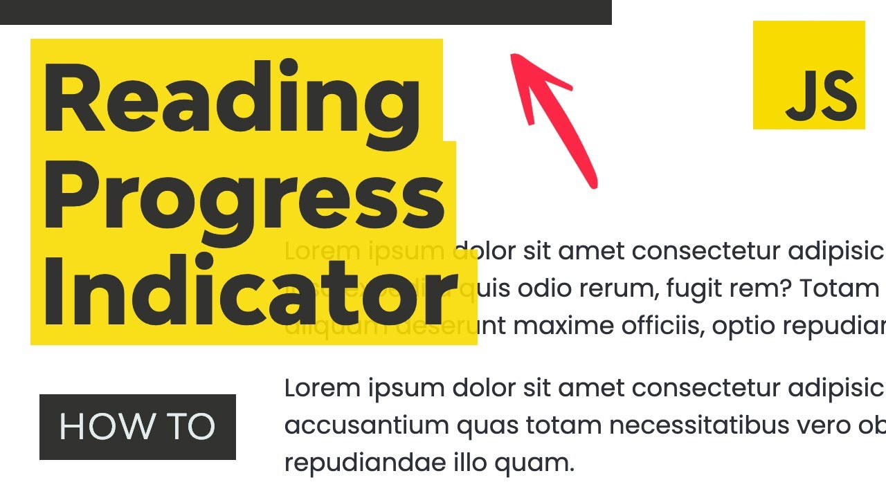 How to Build a Reading Progress Bar With CSS and JavaScript