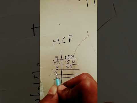 math 108 hcf
