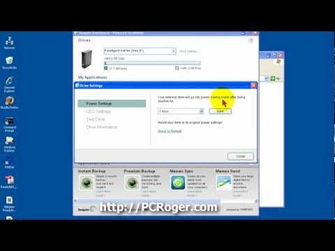 Seagate GoFlex Dashboard Software Setup and Usage