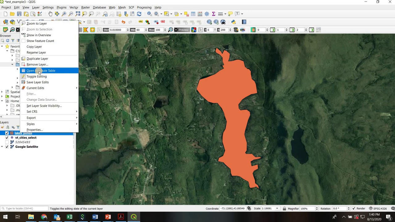 Editing a Shapefile in QGIS