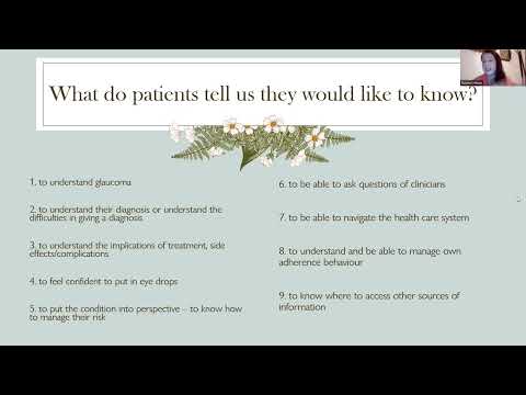 Glaucoma Support Group: Primary open angle glaucoma