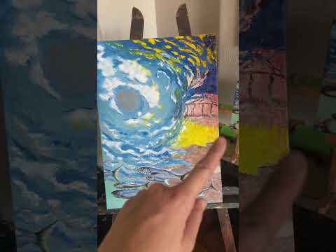 Lequel préfères tu ? Étude d’un sujet en peinture #artiste #art #painting #peinture