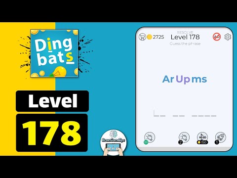 Dingbats Level 178 Ar UP ms Walkthrough