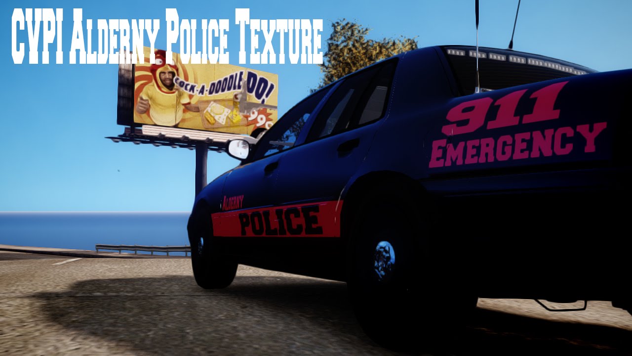 CVPI Alderney Police Department Texture - GTA 4
