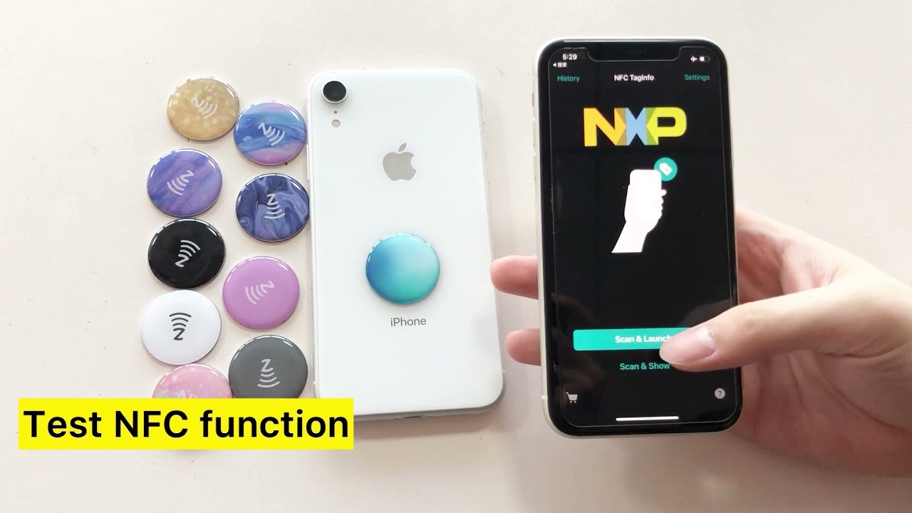 CXJ | Wholesale Hot Sale NFC Epoxy Tag Social Media for Phone #NFC Event Tag