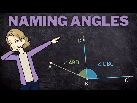 How to Name an Angle | Naming Angles with Letters