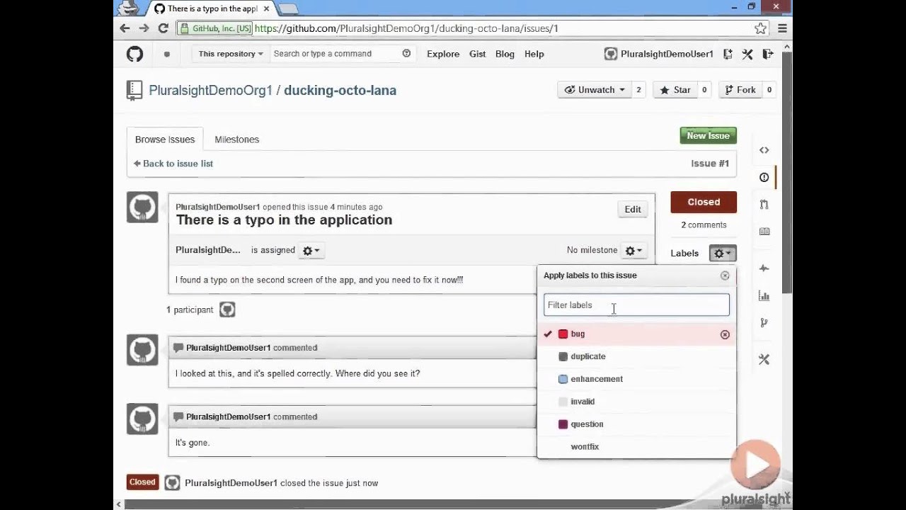 Using the GitHub website