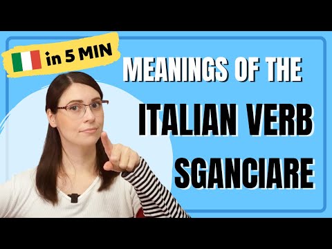 Meanings of the Italian verb "SGANCIARE" - Italiano in 5 minuti - Learn Italian 🇮🇹