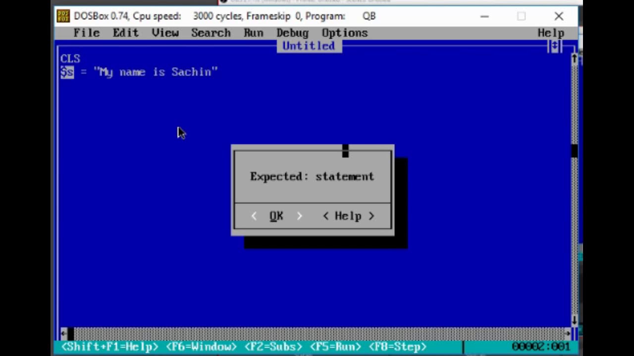 Right  function in Qbasic