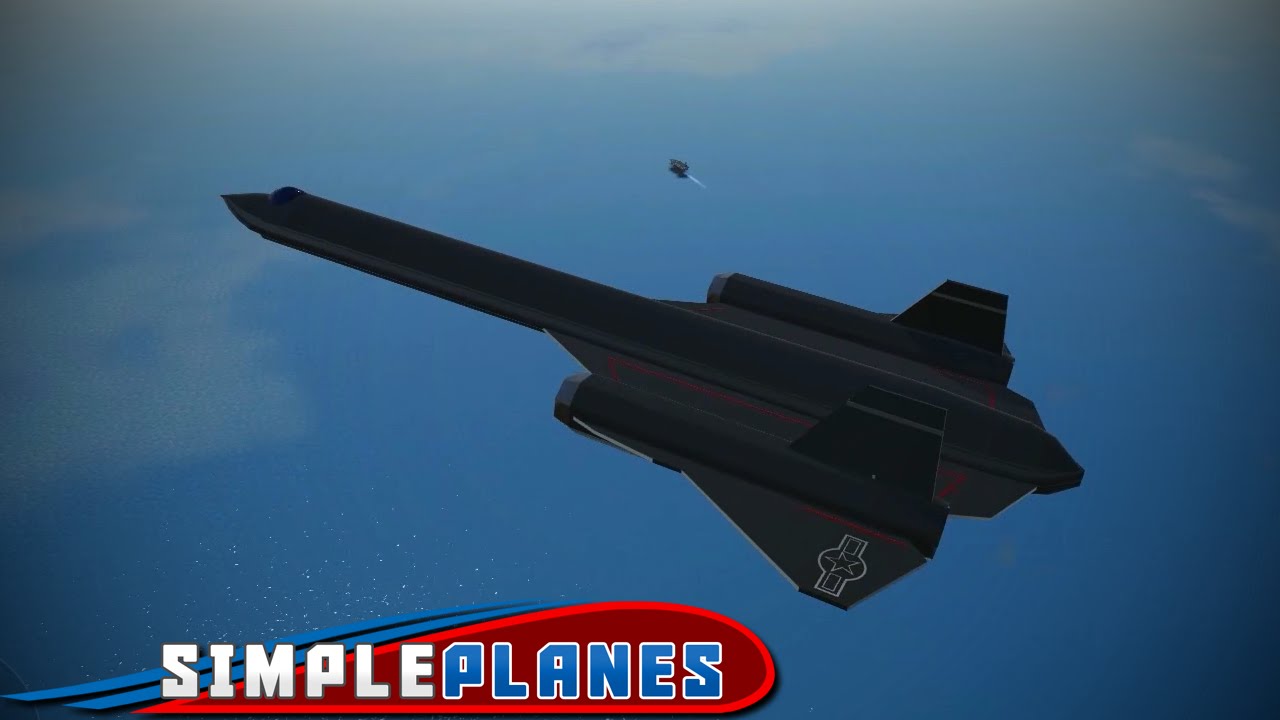 SimplePlanes Gameplay ~ SR-71 Blackbird!