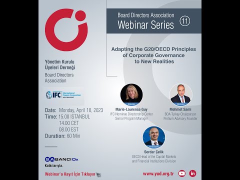 Webinar 11: Adapting the G20/OECD Principles of Corporate Governance to New Realities