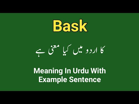 Bask meaning in urdu/hindi || Meaning of Bask || Bask ka meaning kia hota ha