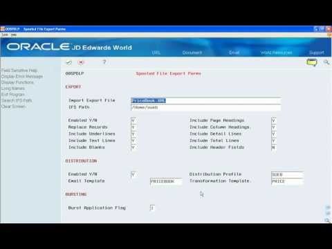 JD Edwards World Software Advanced Pricing Demo