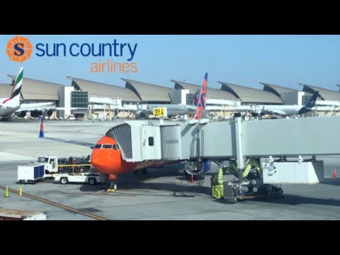 (TRIP REPORT) Sun Country Airlines Boeing 737-800 | Los Angeles to Minneapolis