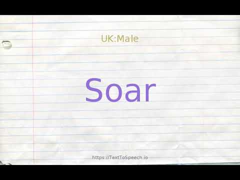 How to pronounce soar