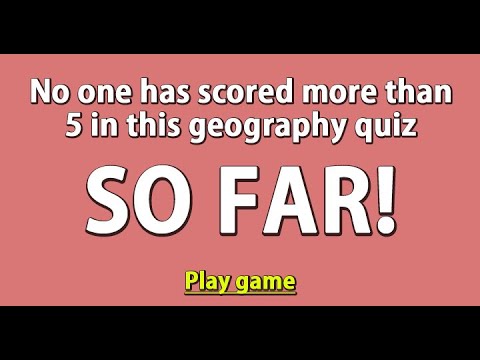 World Geography Quiz