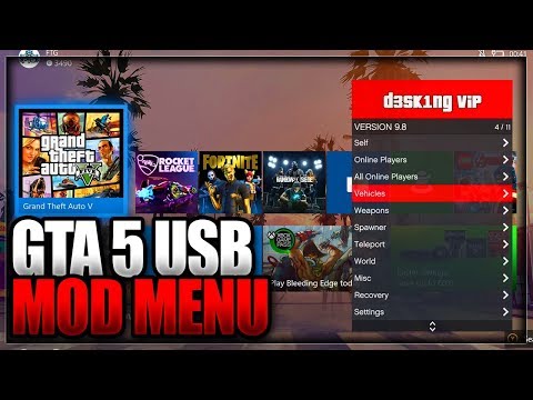 GTA 5 ONLINE USB MOD MENU TUTORIAL ON PS4/XBOX ONE/XBOX 360/PS3 HOW TO INSTALL USB MODS NO JAILBREAK