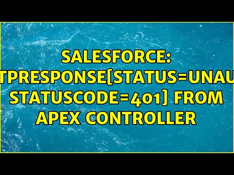 Salesforce: System.HttpResponse[Status=Unauthorized, StatusCode=401] from Apex Controller