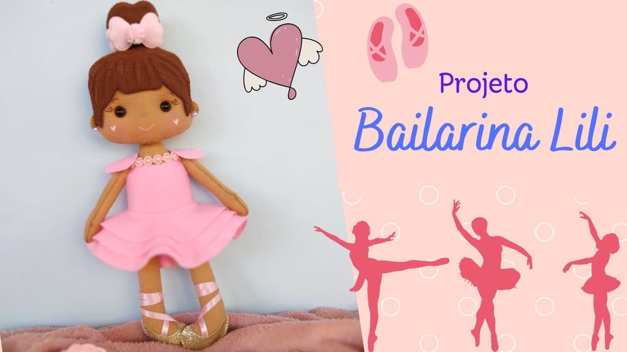 Como fazer Bailarina em Feltro