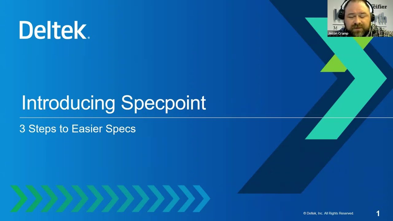 Deltek Demo Cast - Free Up Your Time: 3 Steps to Easier Specs
