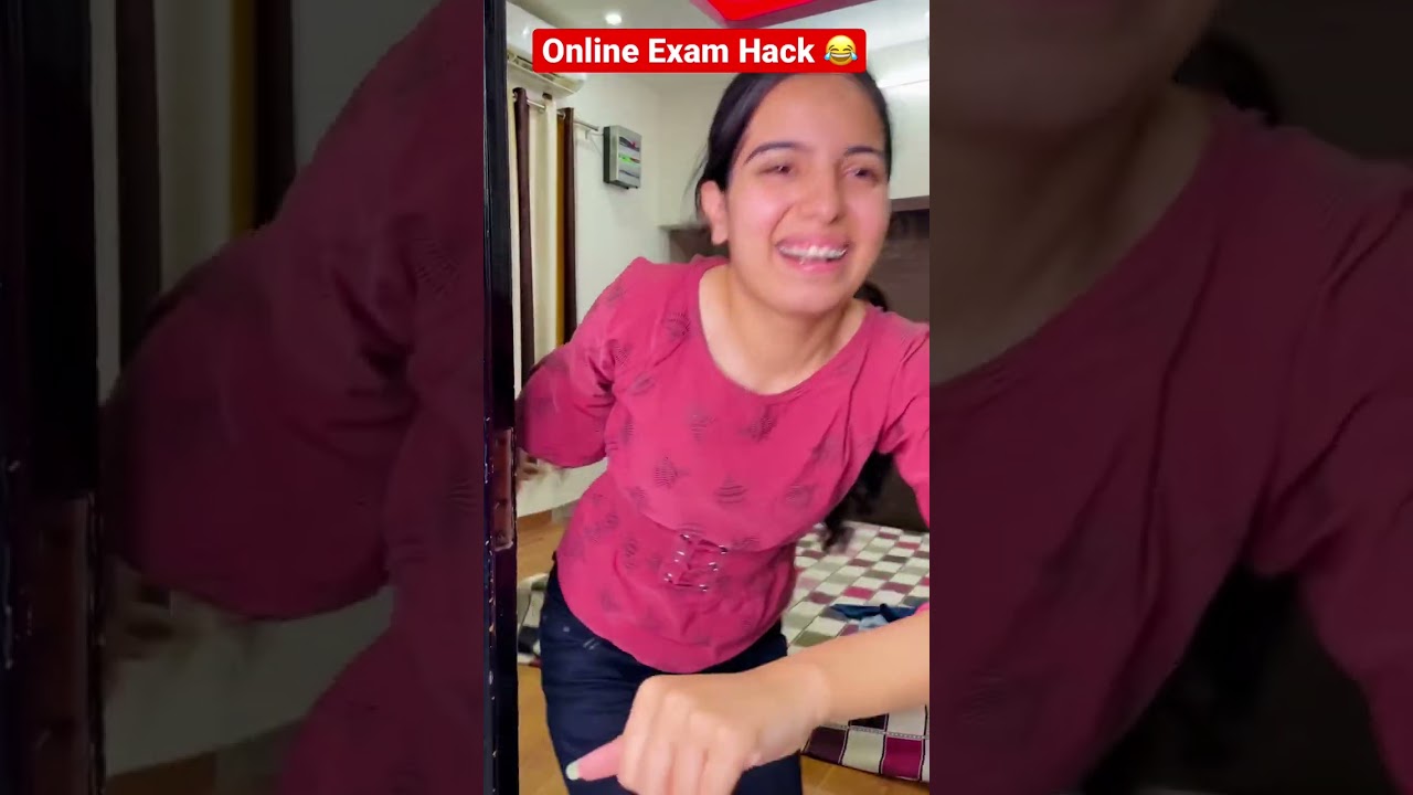 Online Exam Hack 😂🤫 #priyalkukreja #shorts #ytshorts