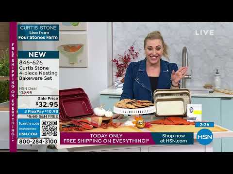 Curtis Stone 4piece Nesting Bakeware Set