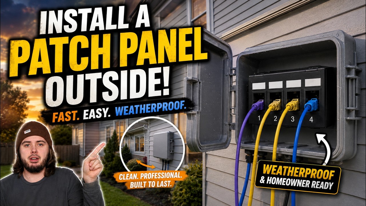Outdoor Patch Panel For Ethernet & Fiber