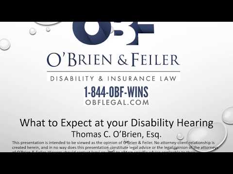 What to Expect at your Disability Hearing