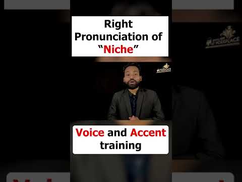 "Niche" ya Upar? What is the Right Pronunciation of this word "NICHE"?🤔🤔🤔  || #ytshortsindia #shorts