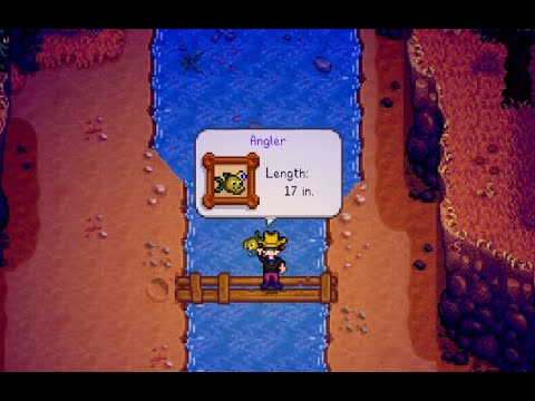 How To Guide: Catch Legendary Fish Angler Fish Stardew Valley!