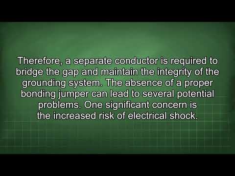 Bonding Jumper Requirement Meter Can and Main Panel