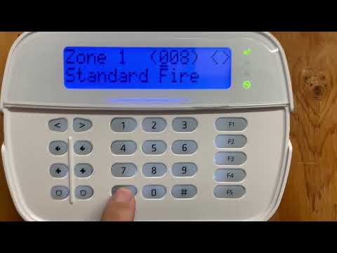 DSC NEO fire alarm panel monitoring zone definition