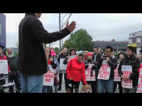 Solidarity Forever IKEA Lock Out Oct 4