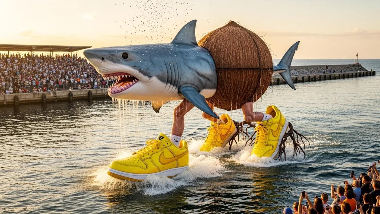 Italian Brainrot Giant Float Festival 2025 | Best Harbor Parade Moments