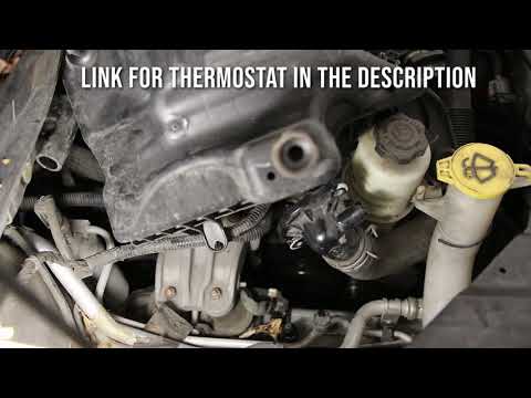 Fix P0128 code on Dodge Grand Caravan by replacing the thermostat
