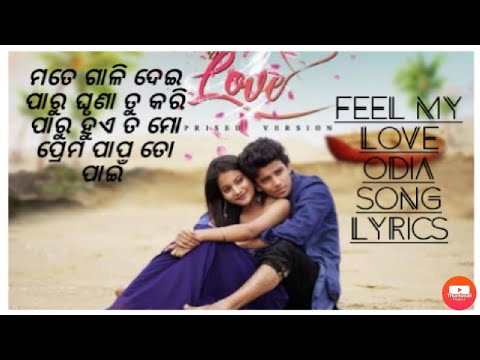 feel my love odia song lyrics video