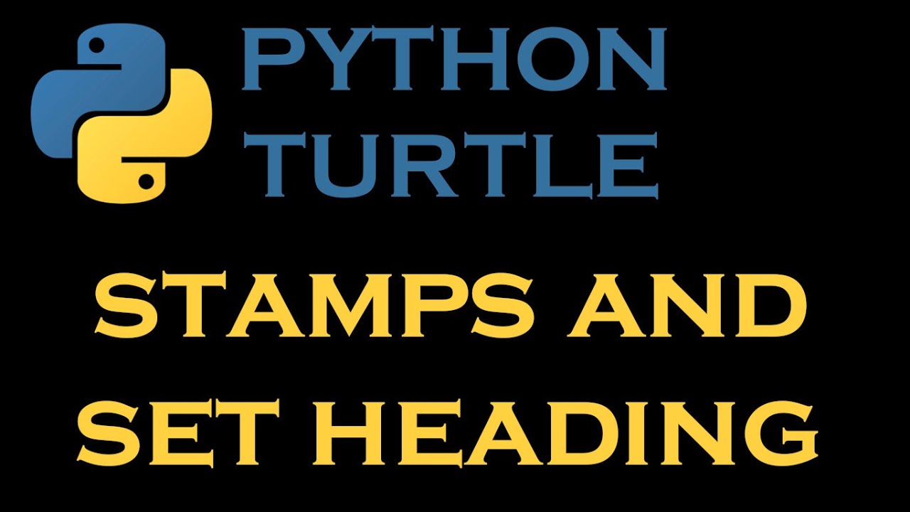 Python Turtle Graphics 5 # Copy Turtle Stamps