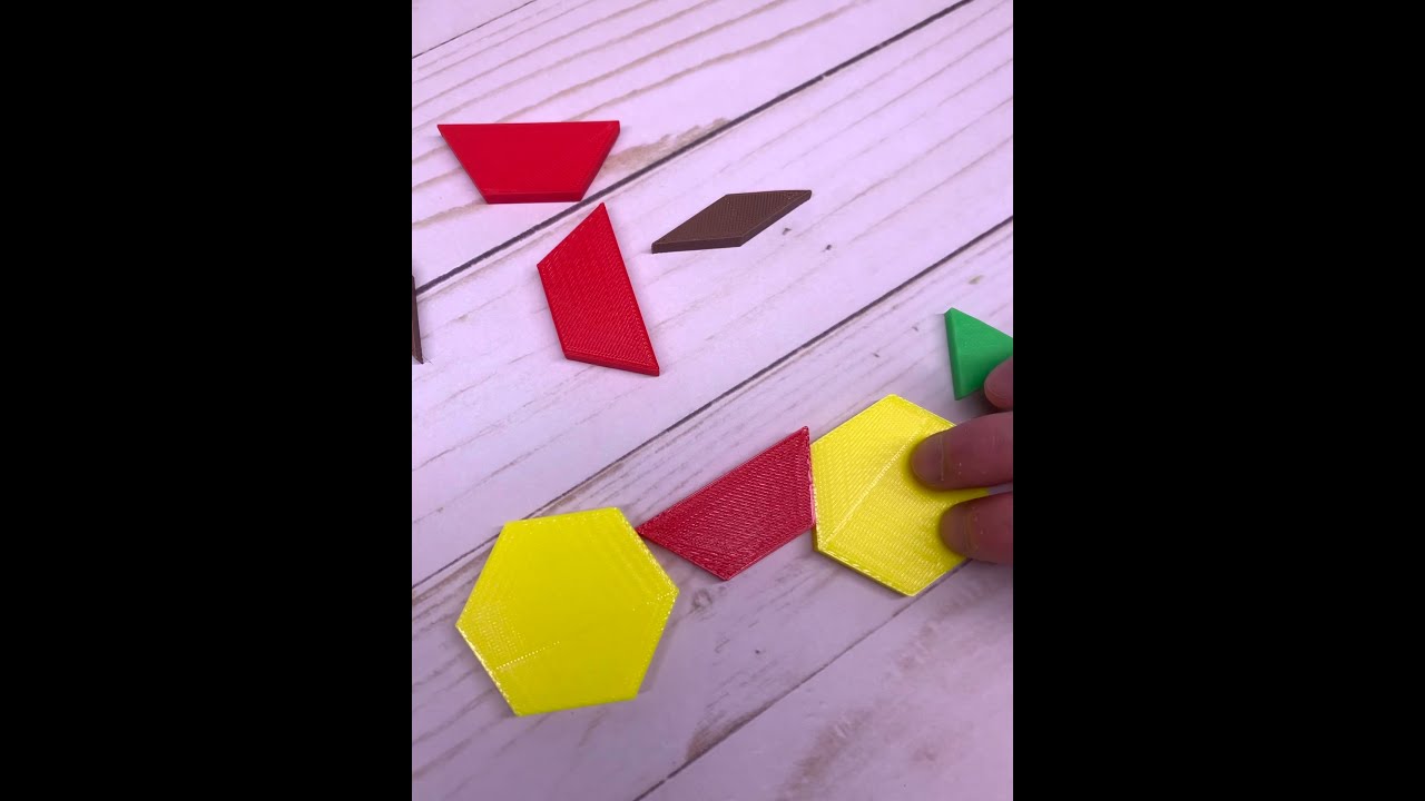 Pattern Blocks: Bee || 3D Printed