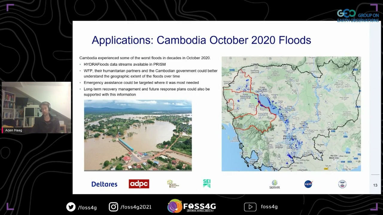 FOSS4G 2021 - HYDRAFloods: an Open Source Tool for Flood Monitoring