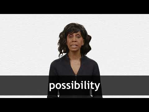 POSSIBILITY definition and meaning | Collins English Dictionary