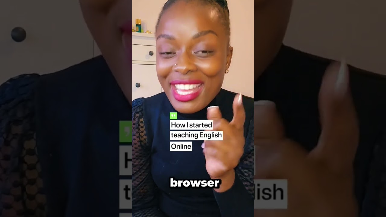 How I started Teaching English  online.  #remotework #Esl #teachenglishonline