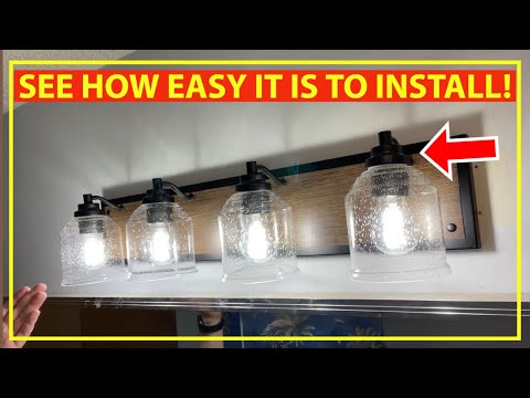 Beautiful Industrial Farmhouse Vanity Light Fixture From Amazon