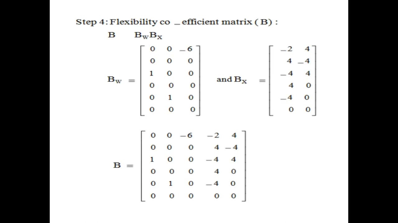 Analysis of rigid beam in flexibility method