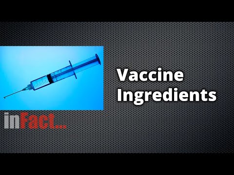 inFact: Vaccine Ingredients | VACCINE CENTRAL