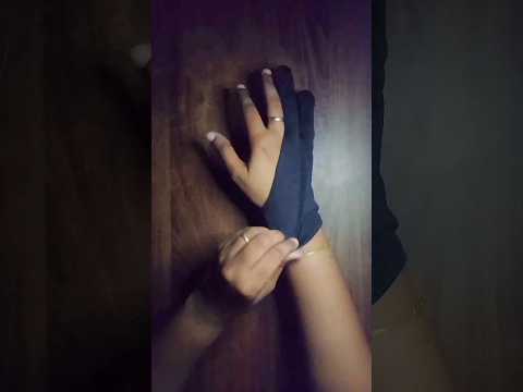 drawing glove for artist | artist glove | no smudging | unboxing #art #drawing #gloves #artist
