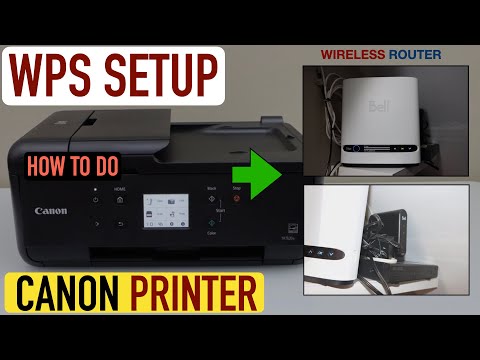 How To Do WPS Setup in Canon Printer ?