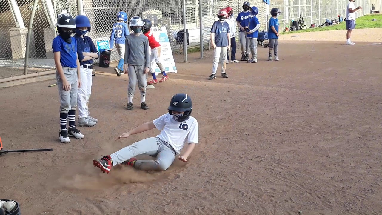 SMBA Base Running - Learning to Slide!