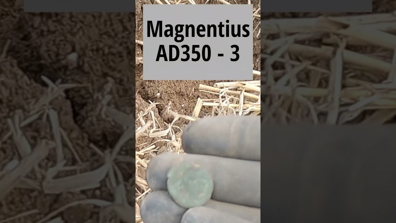 A Rare 1673 year old Roman Coin From Emperor Magnentius Reign In AD350 to 353 😲#shorts