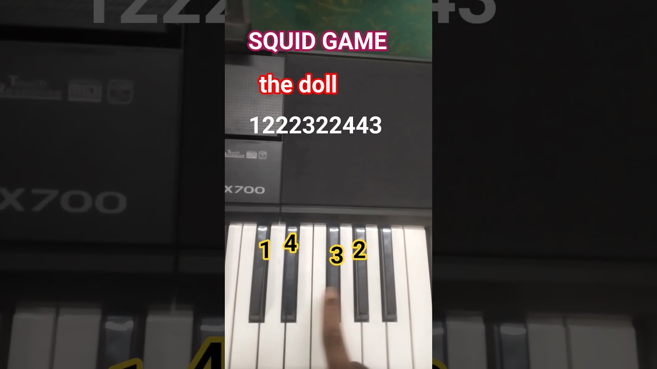 squid game... the doll #arshiya #squidgamchallenge #squidgame #piano